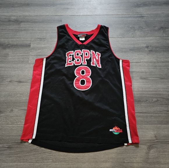 ESPN | Shirts | Vintage Espn Zone 8 Basketball Jersey Mens Size Xl ...
